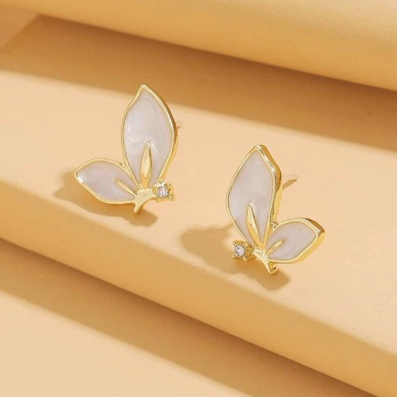 Jewelry | Purity Butterfly Fairy Shimmer Enamel Innocent Side Profile ...